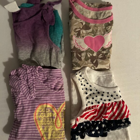 Shirts & Tops | 4 Girls Assorted Shirts All Size 5t | Poshmark